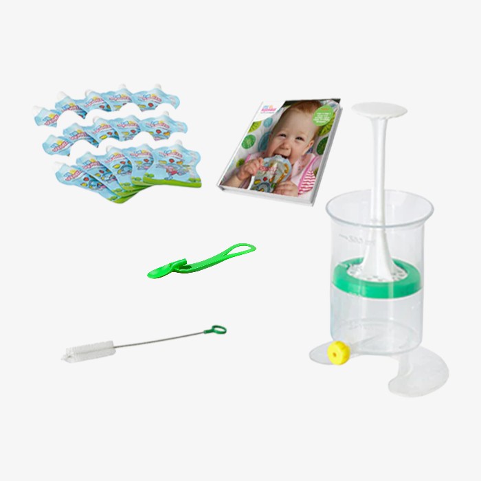 Make fresh baby food! All-in-one pouch maker, reusable, mess-free ...